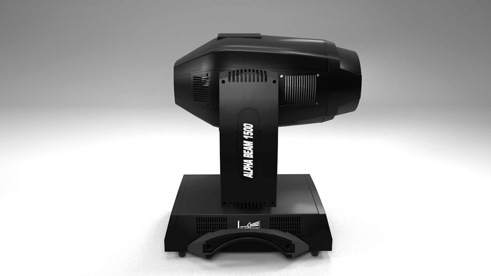 3d clay paky alpha beam