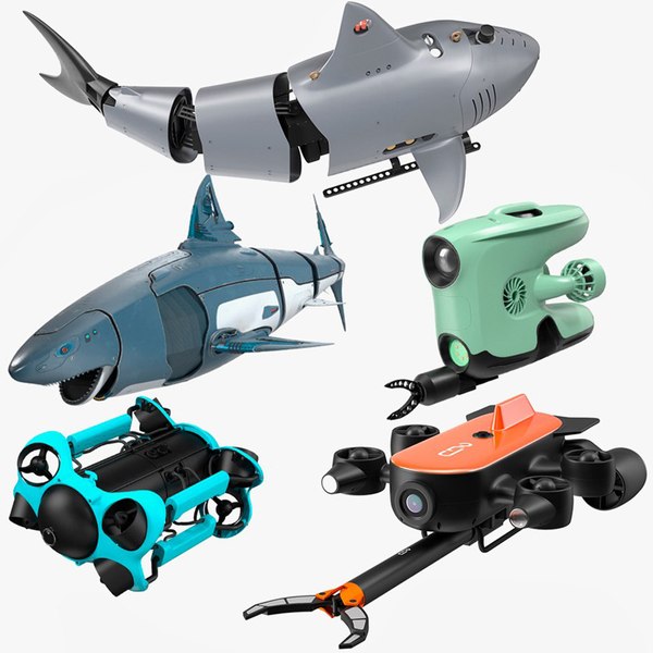 3D модель Коллекция подводных дронов с ригами 3 для Maya - TurboSquid ...