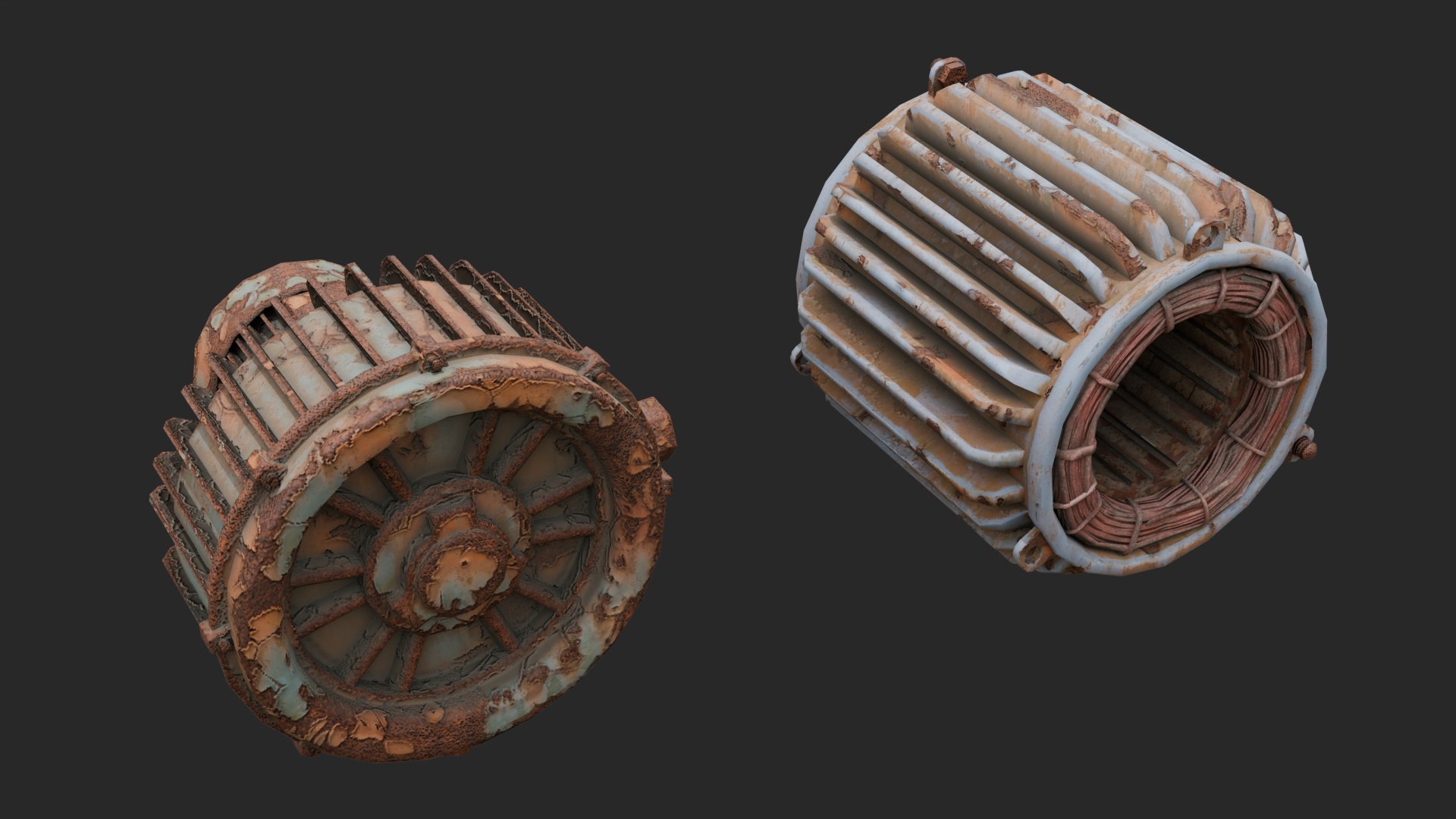 Rusty Scrap Props 3D Model - TurboSquid 2283944