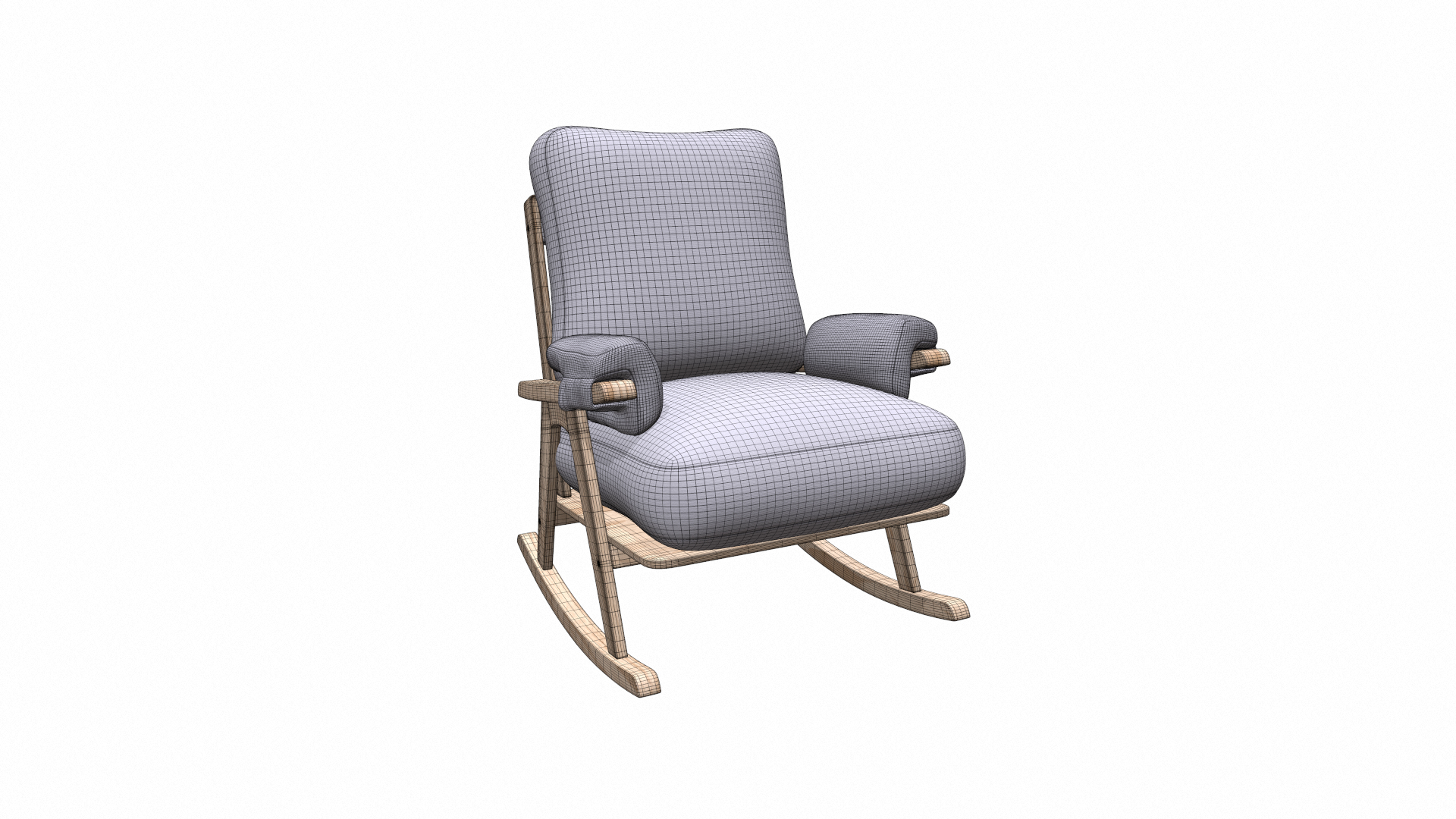 3D Rocking Chair Collection 01 Model - TurboSquid 2123324