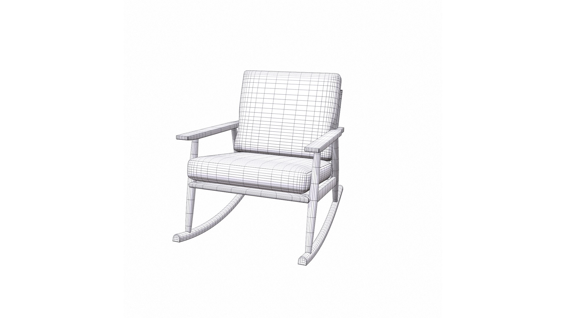 3D Rocking Chair Collection 01 Model - TurboSquid 2123324