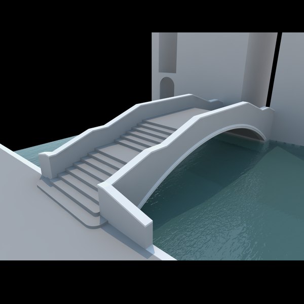 3ds real bridge venice