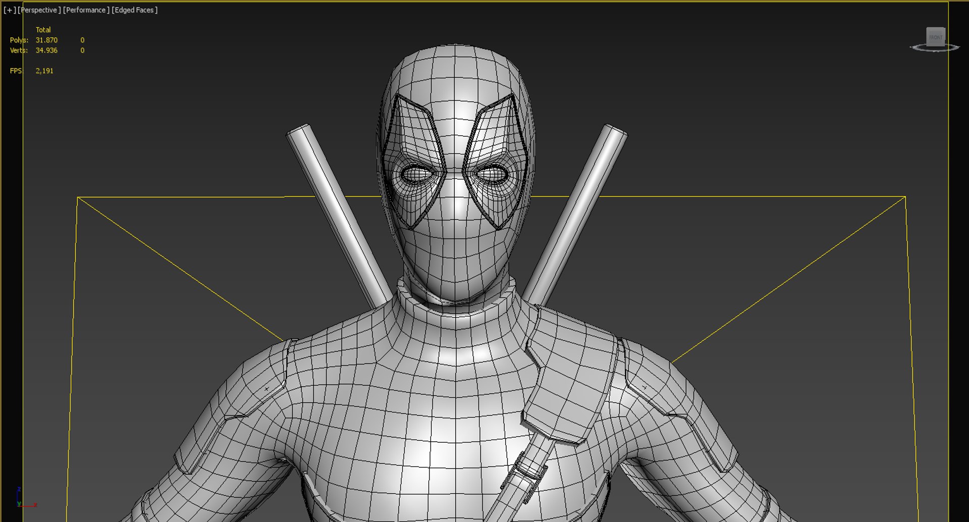 Deadpool Model - TurboSquid 2008231