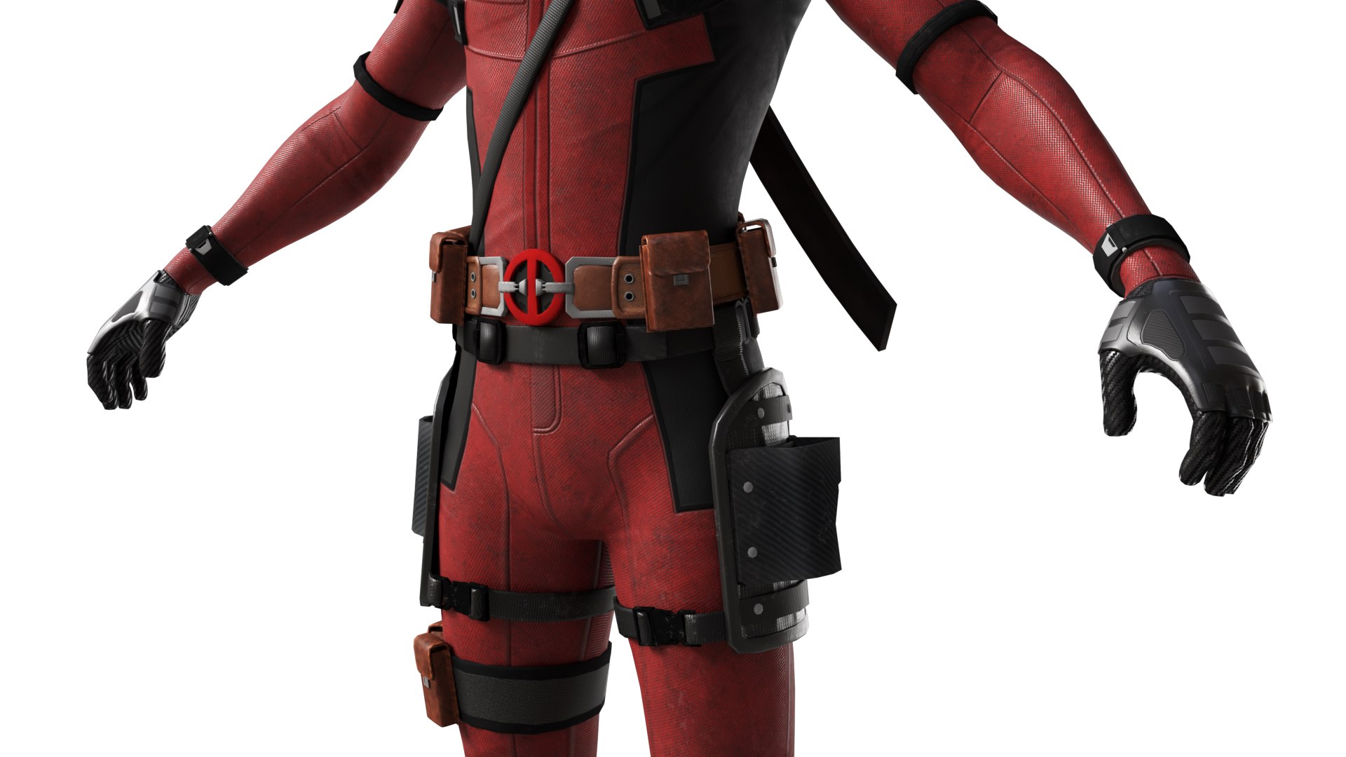Deadpool Model - TurboSquid 2008231