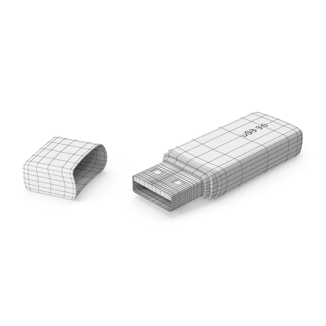 USB Flash 3D Model - TurboSquid 1841447
