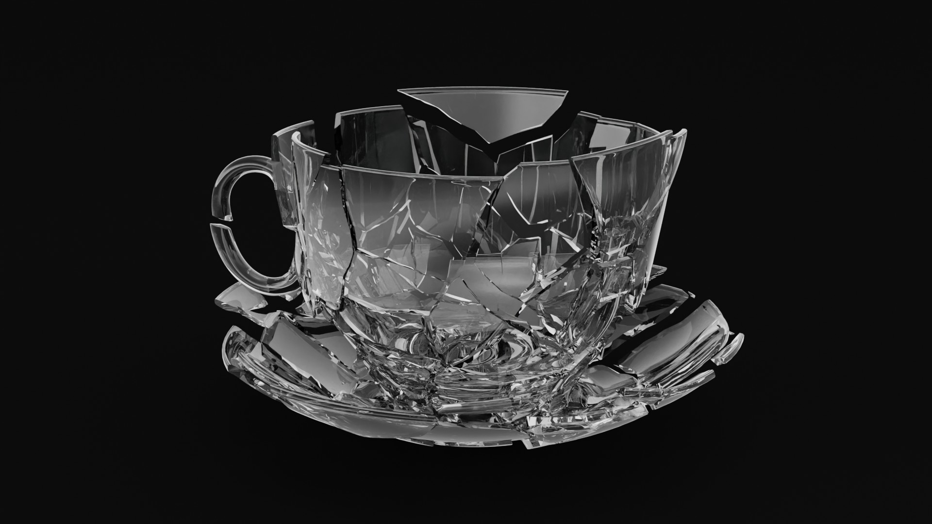 Animated Broken Glass 3D Model - TurboSquid 1838409