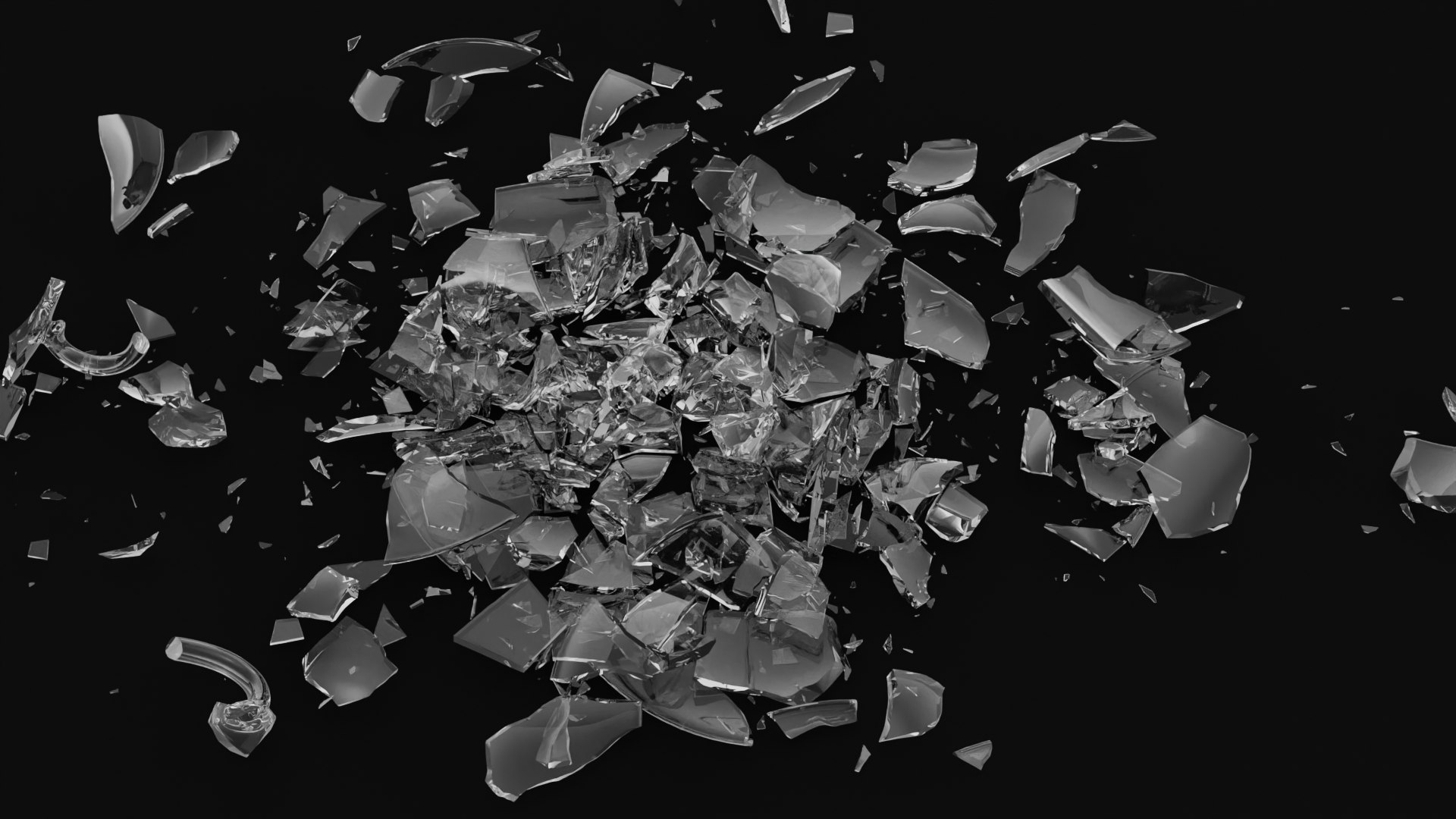 Animated Broken Glass 3D Model - TurboSquid 1838409