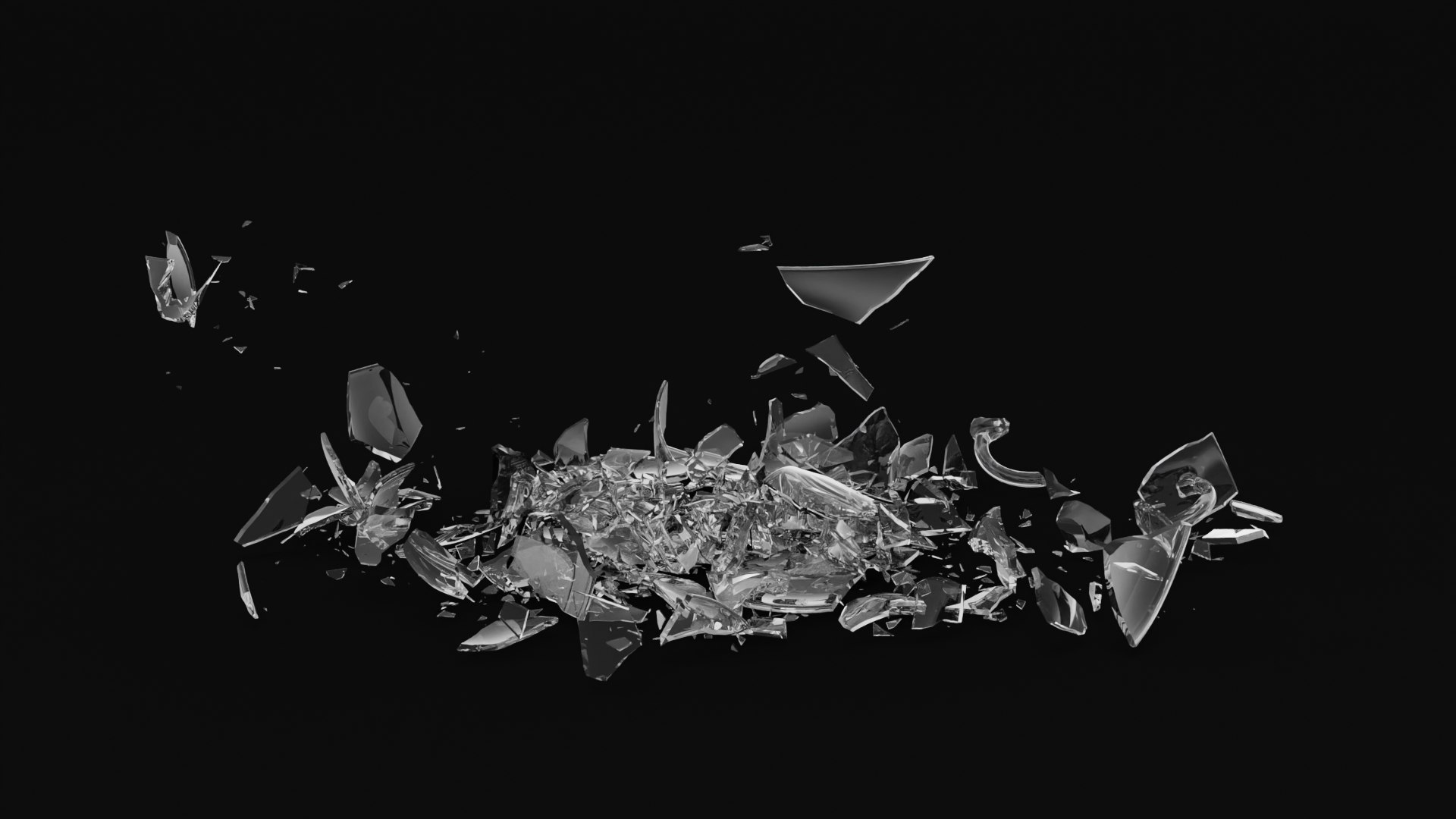 Animated Broken Glass 3D Model - TurboSquid 1838409