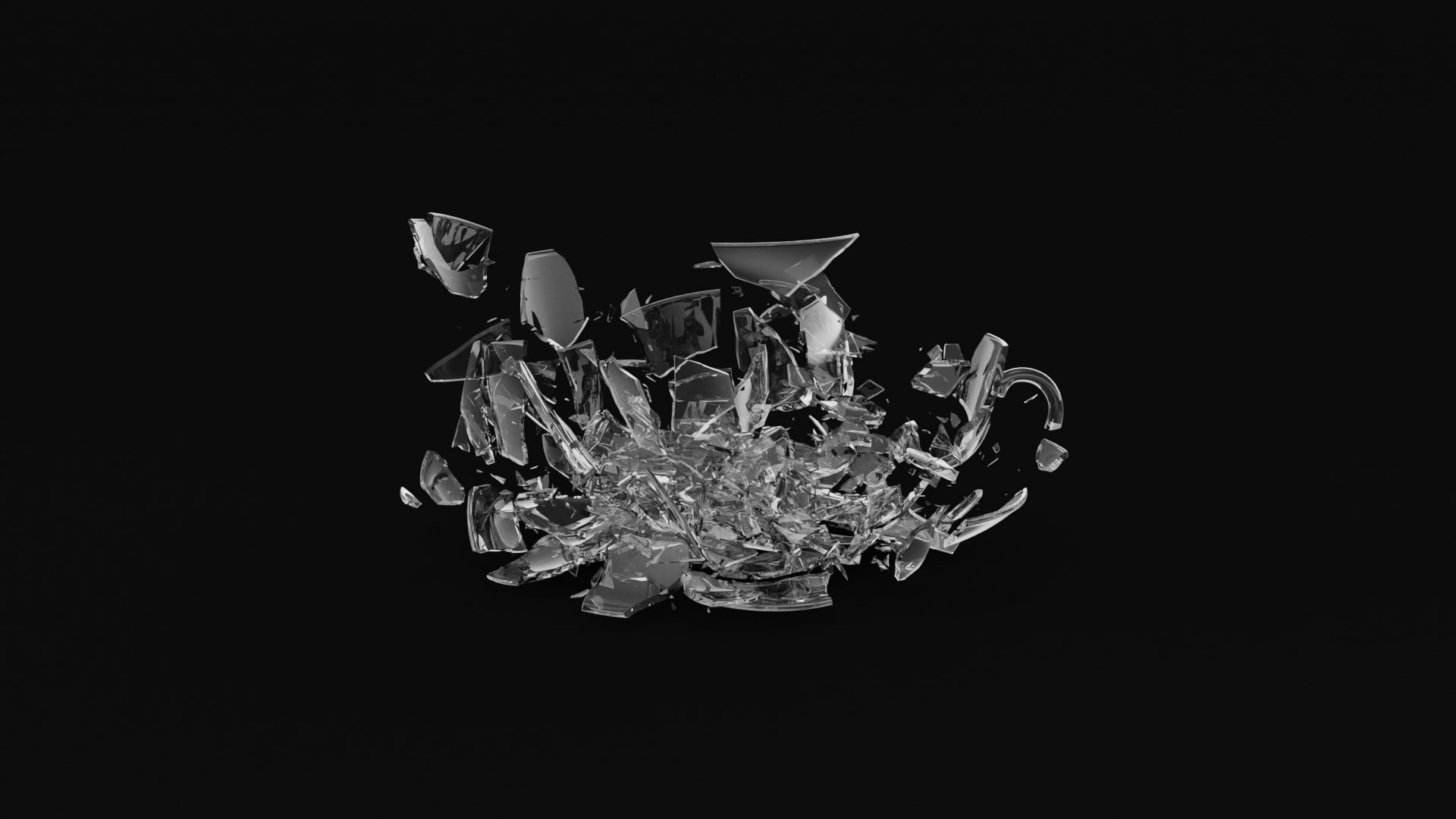 Animated Broken Glass 3D Model - TurboSquid 1838409