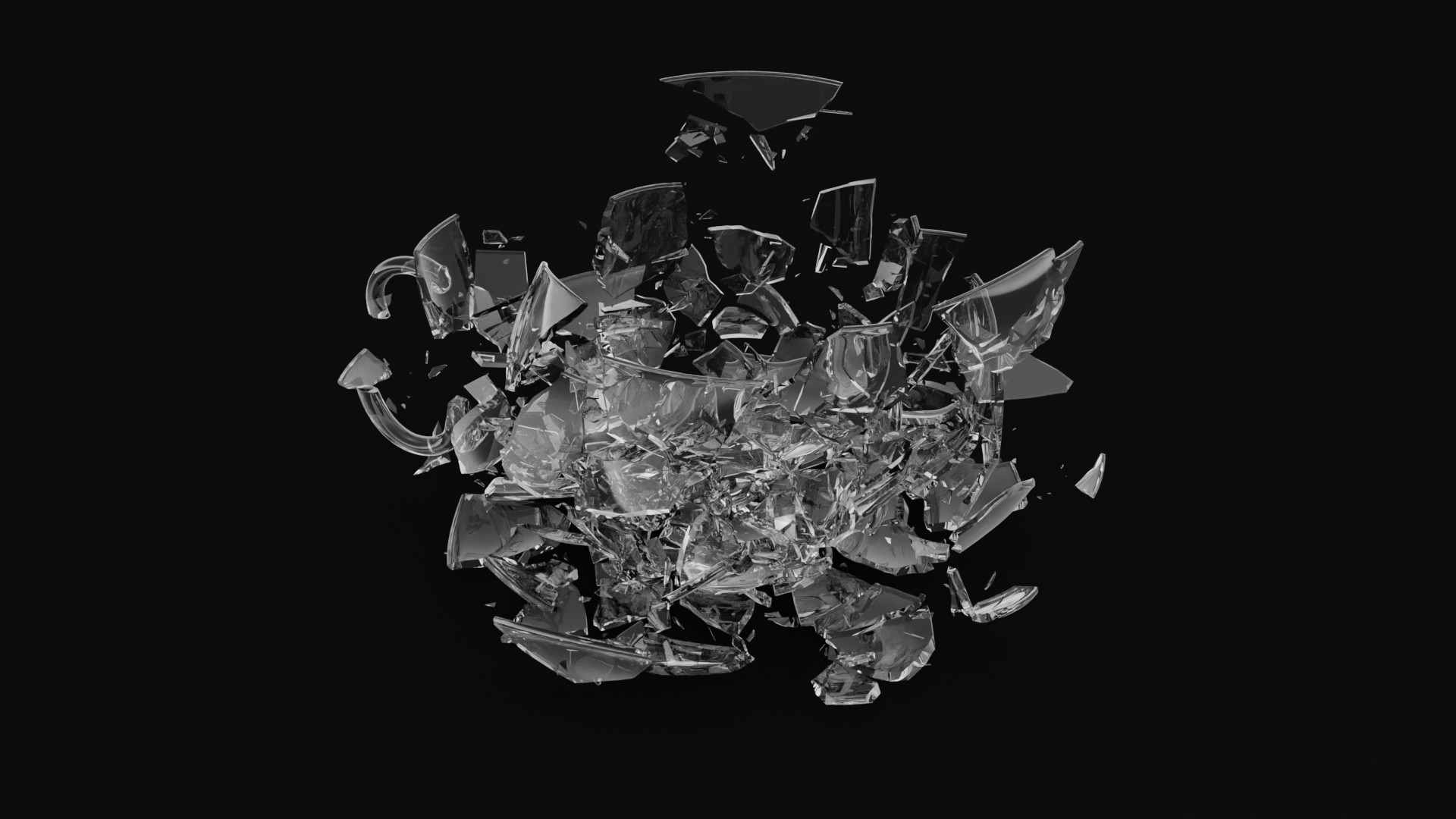 Animated Broken Glass 3D Model - TurboSquid 1838409
