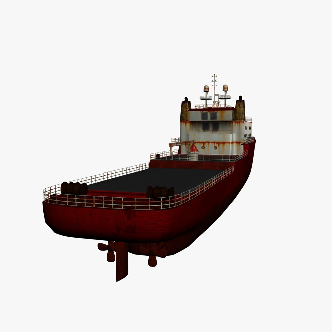 Old Cargo Ship 3d Max