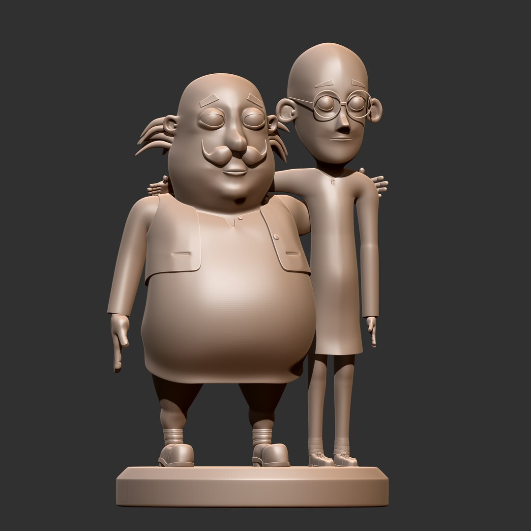 Motu Patlu Inspired Characters 3D Print Read 3D Print Model 3D Model ...