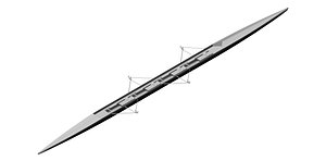 3D model racing shell rowing - TurboSquid 1176693