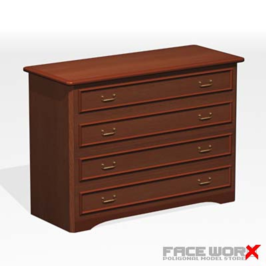 3d Model Chest Drawers