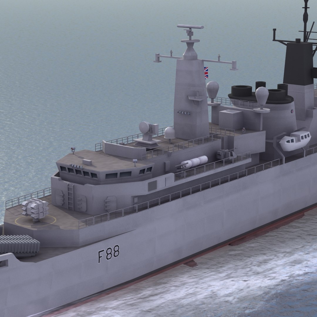 Hms Broadsword F88 Ships 3d Model