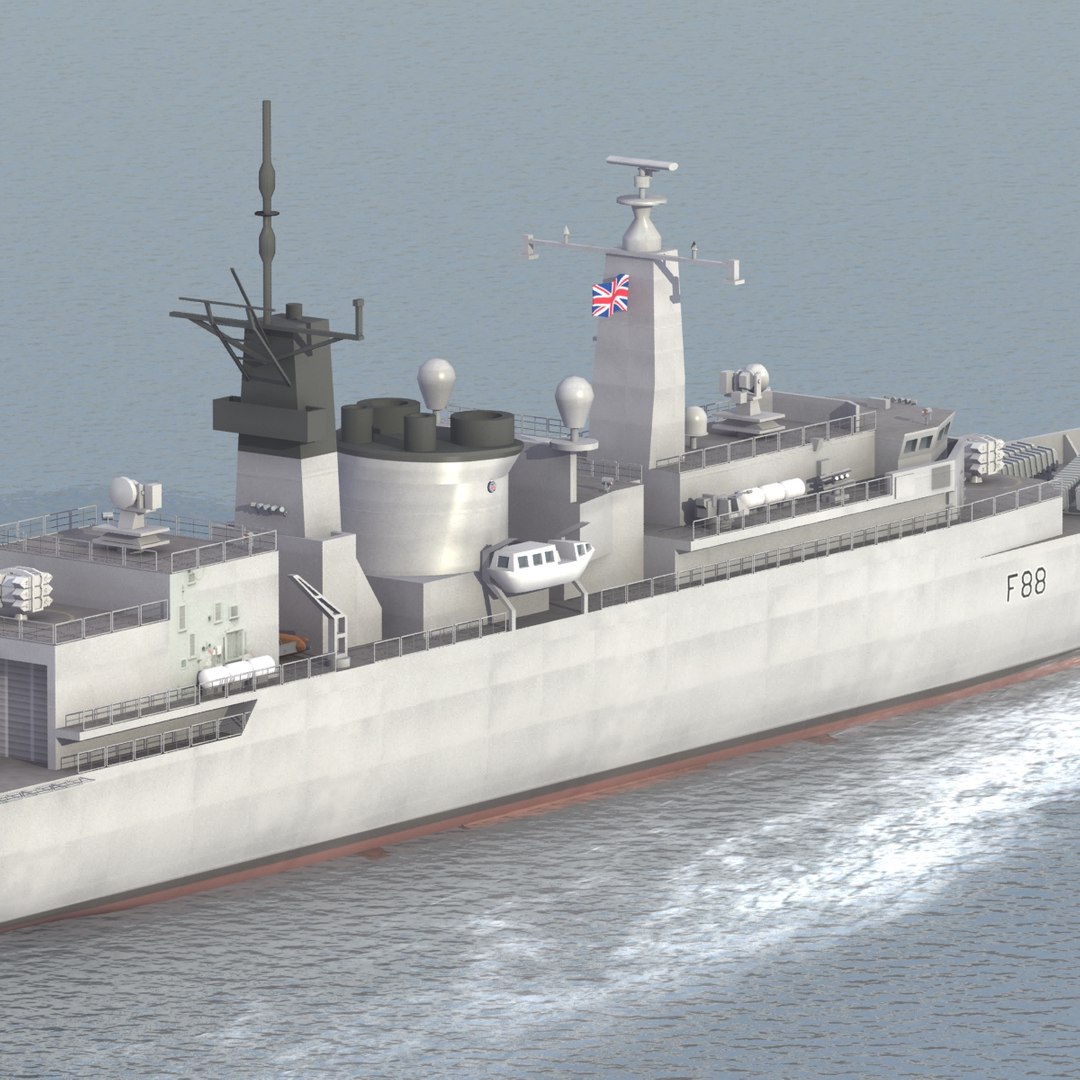 Hms Broadsword F88 Ships 3d Model