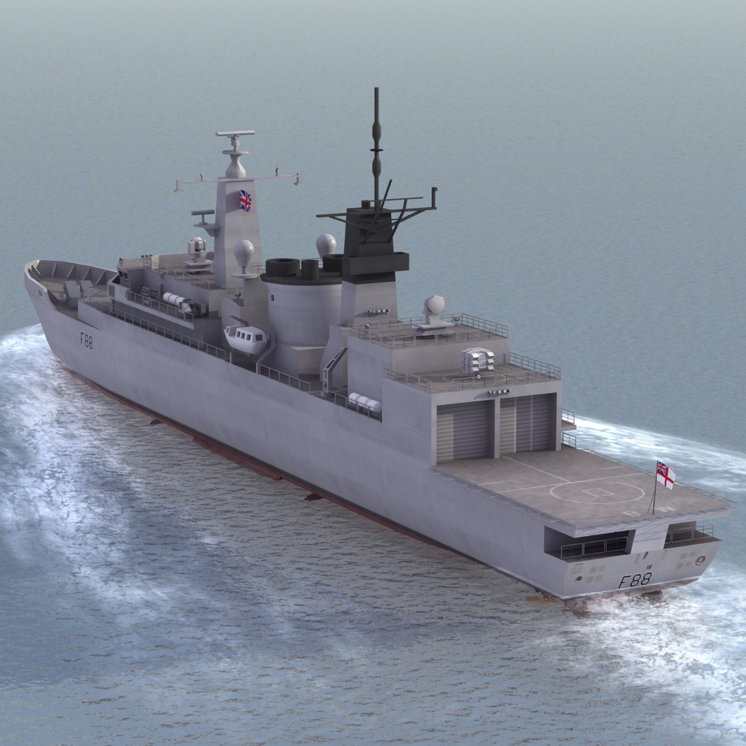 Hms Broadsword F88 Ships 3d Model