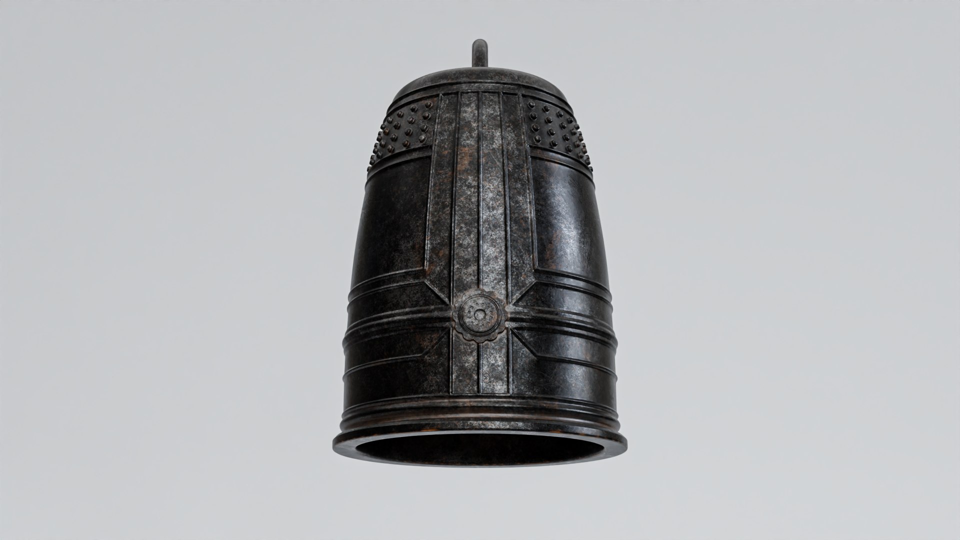 3D Model Japanese Temple Bell - TurboSquid 2286321