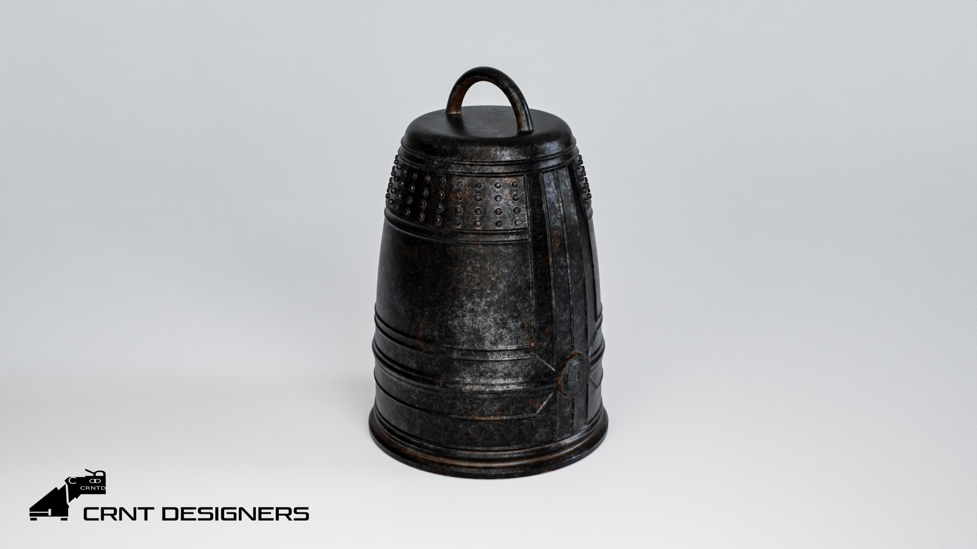 3D Model Japanese Temple Bell - TurboSquid 2286321