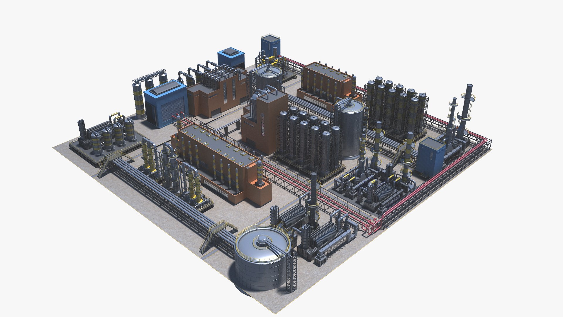 Industrial Area 70 3D Model - TurboSquid 2027813