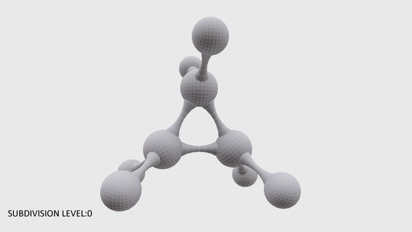 modelo 3d Molécula de ciclopropano con PBR 4K 8K - TurboSquid 1943224