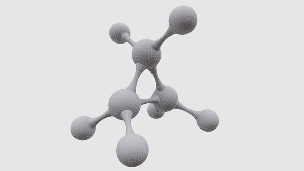 modelo 3d Molécula de ciclopropano con PBR 4K 8K - TurboSquid 1943224