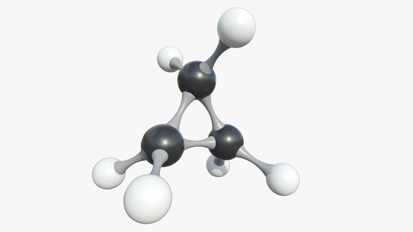 modelo 3d Molécula de ciclopropano con PBR 4K 8K - TurboSquid 1943224