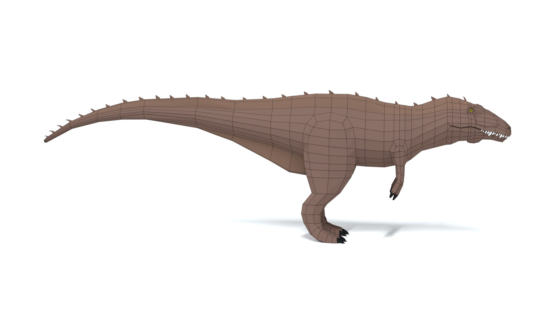 Low Poly Cartoon Acrocanthosaurus Dinosaur 3D - TurboSquid 1785726