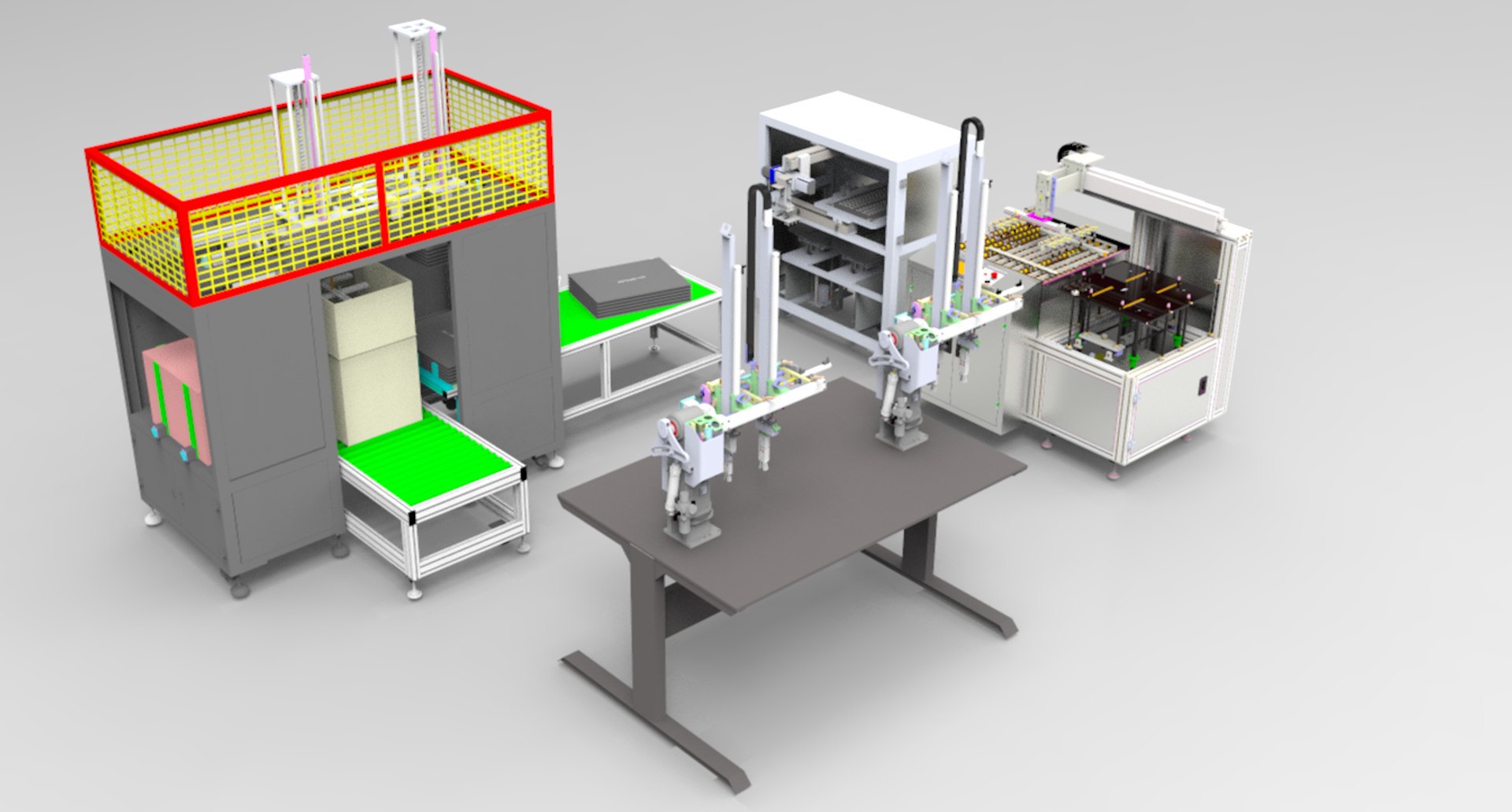 3D Loading Unloading Machine Assembly - TurboSquid 1463633