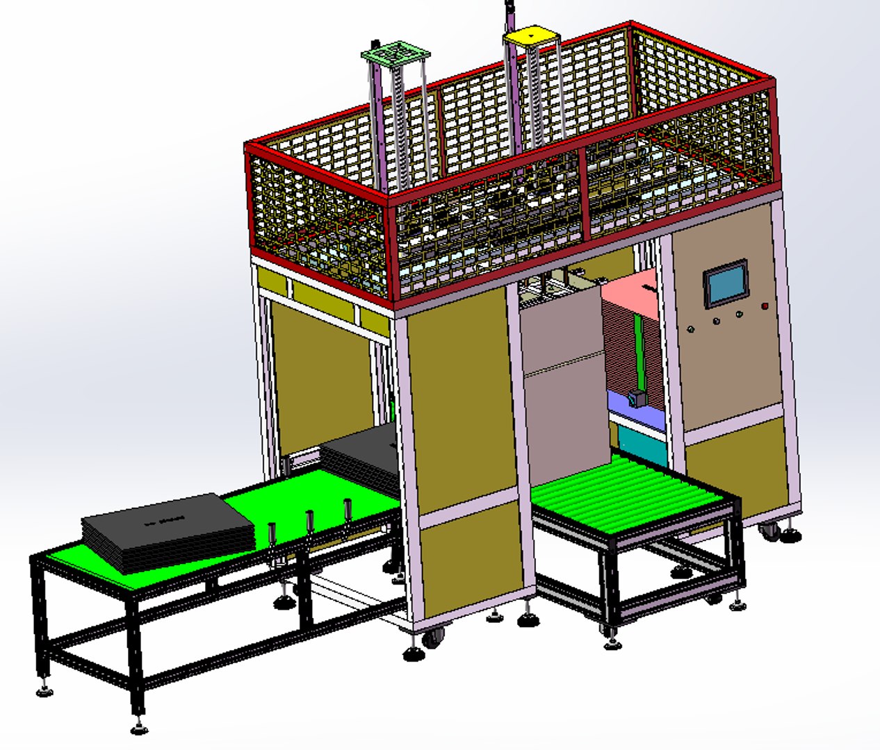3D Loading Unloading Machine Assembly - TurboSquid 1463633