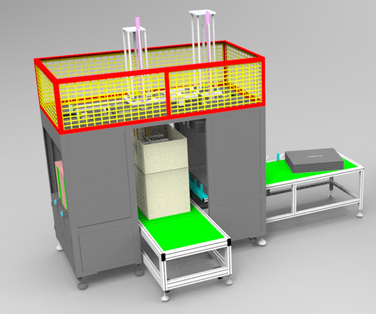 3D Loading Unloading Machine Assembly - TurboSquid 1463633