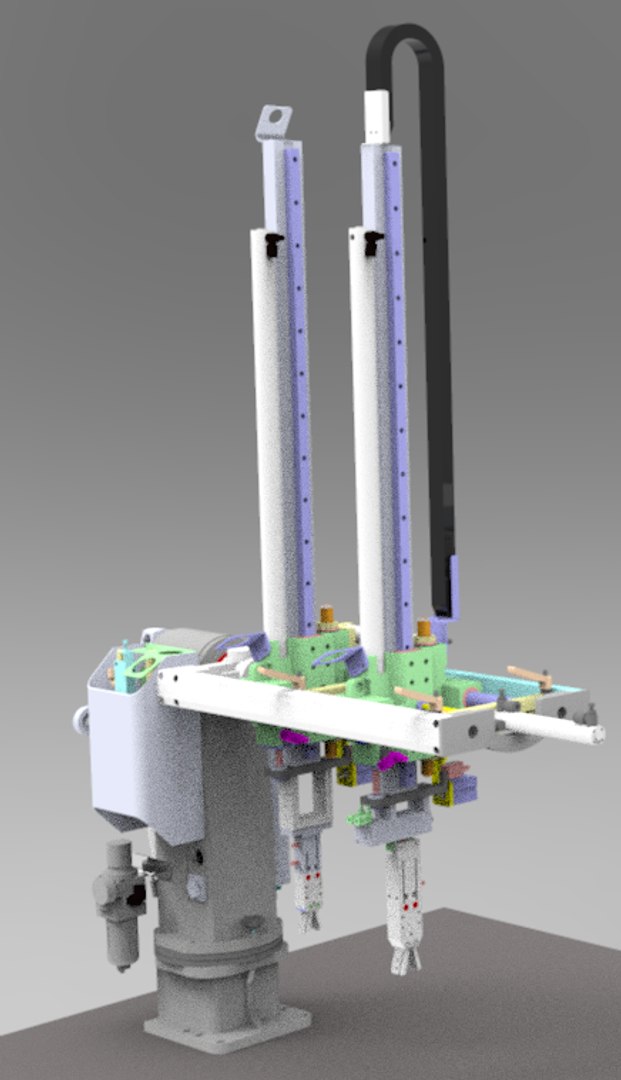 3D Loading Unloading Machine Assembly - TurboSquid 1463633