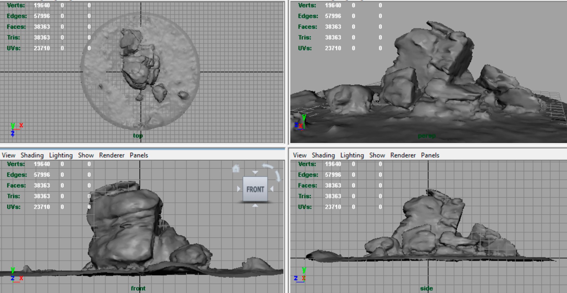 Realistic Rock Model - TurboSquid 1202746