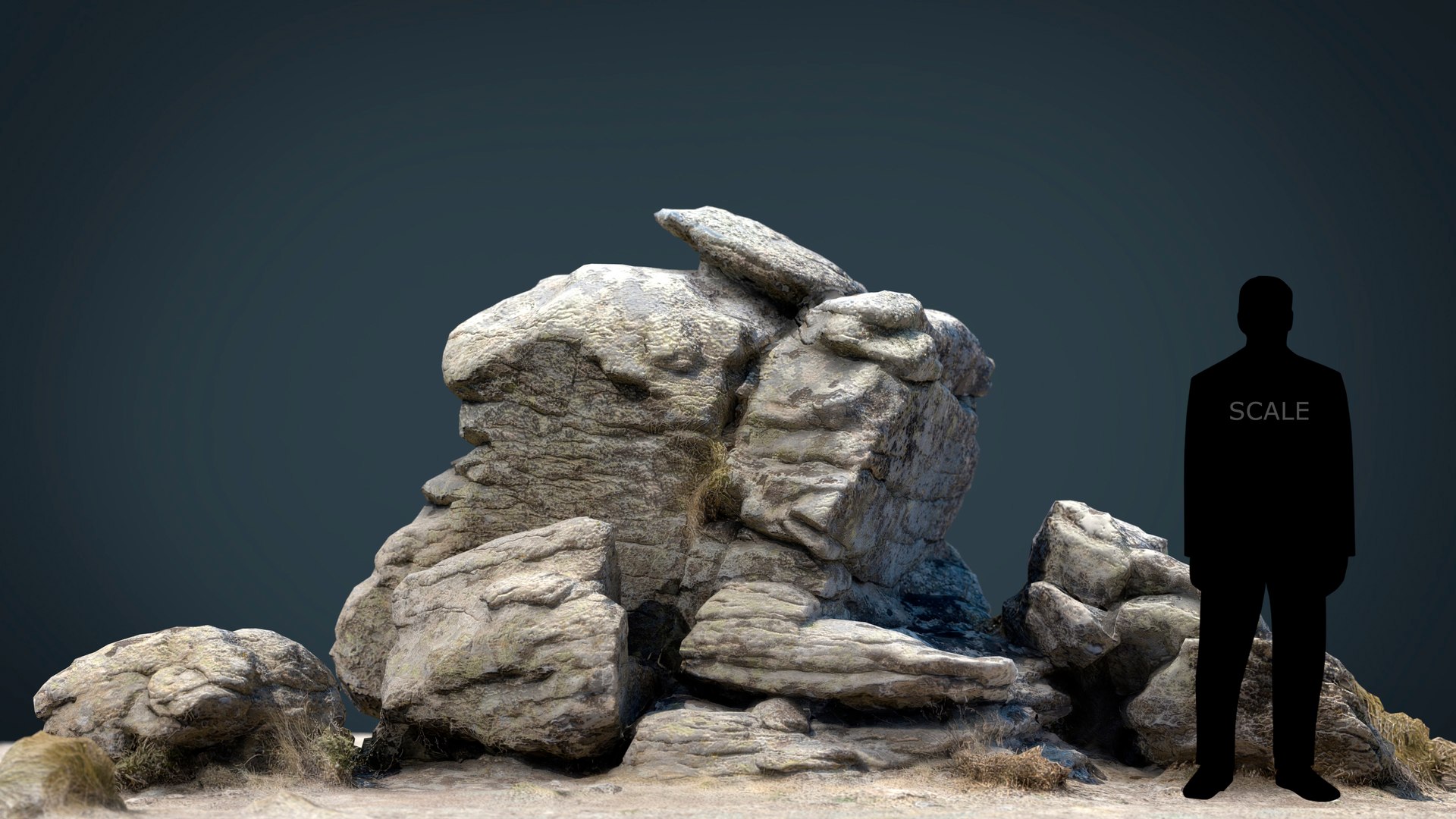 Realistic Rock Model - TurboSquid 1202746