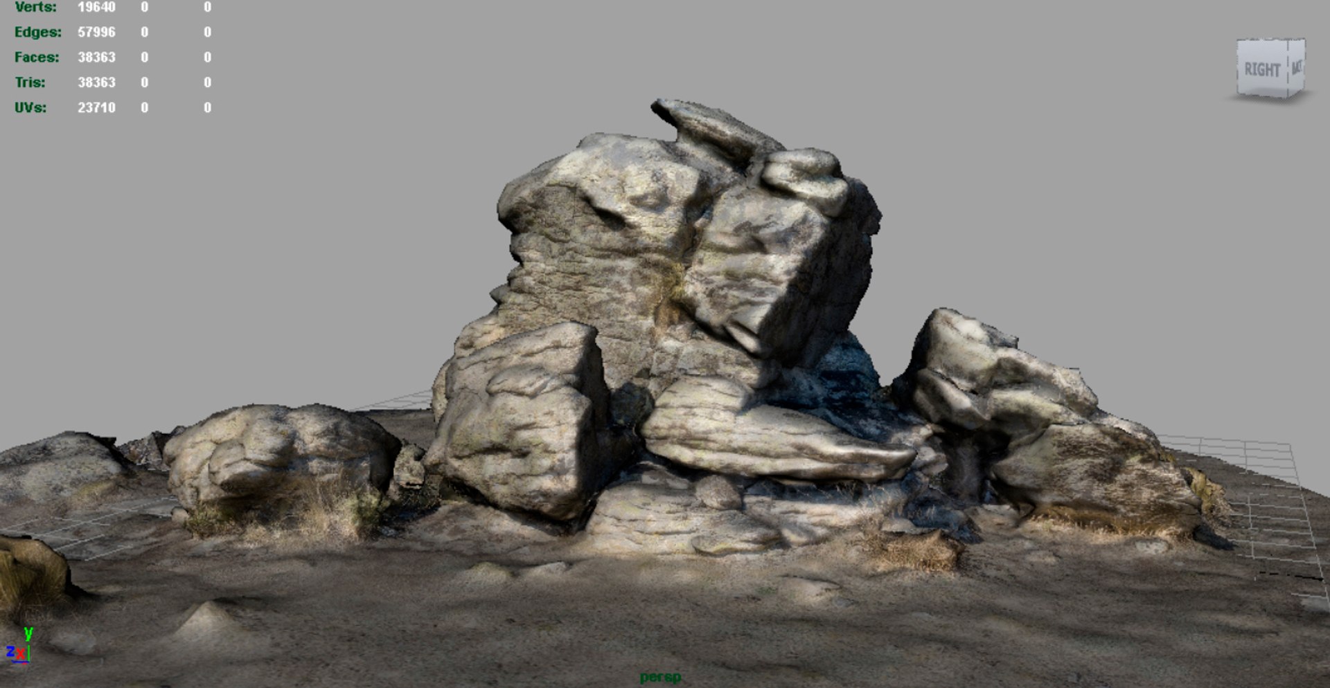 Realistic Rock Model - TurboSquid 1202746