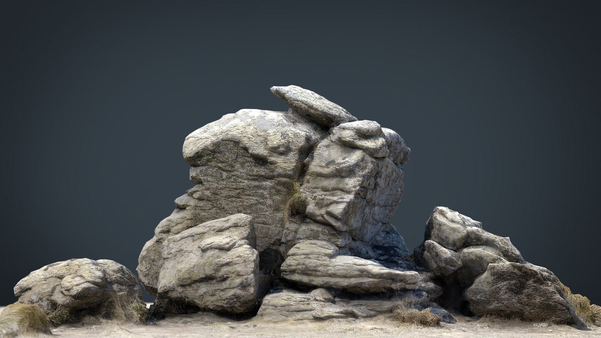 Realistic Rock Model - TurboSquid 1202746