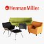 3d Herman Miller Swoop Lounge Furniture Model
