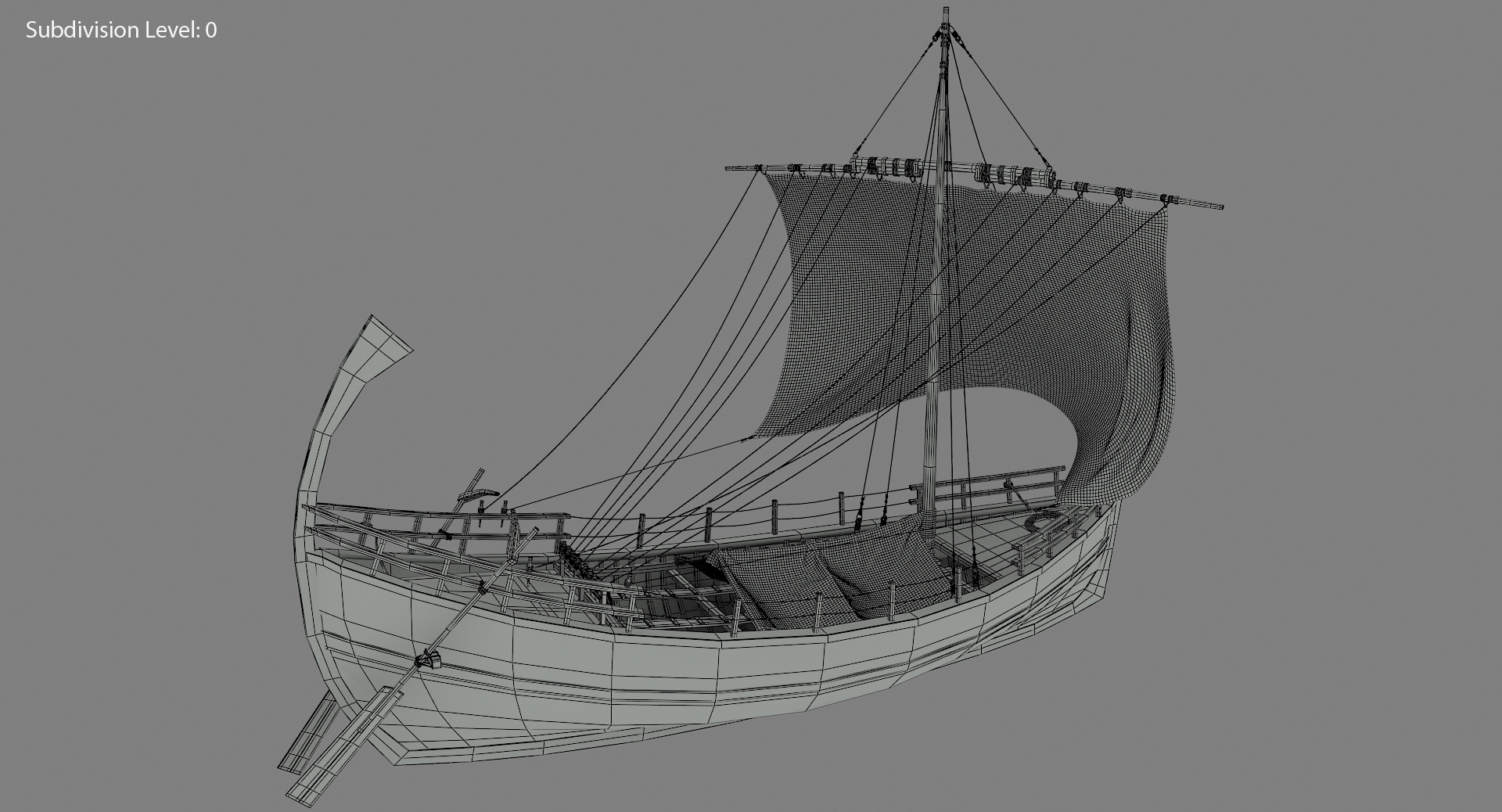 3D antic merchant ship greek - TurboSquid 1331218