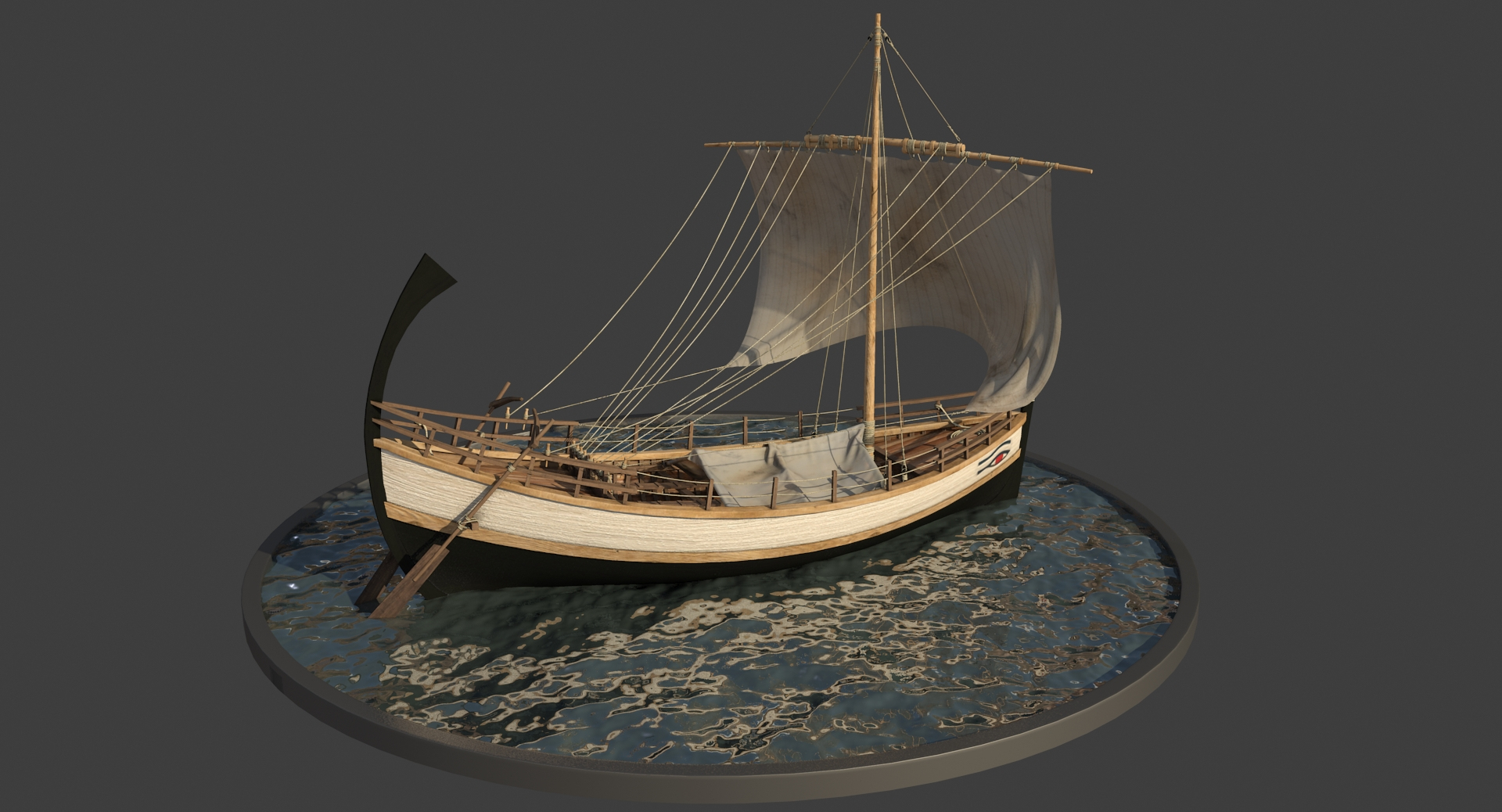 3D antic merchant ship greek - TurboSquid 1331218
