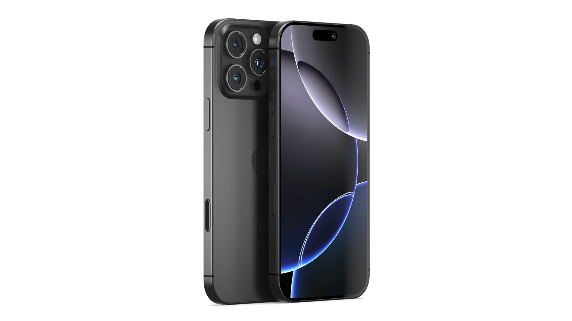 3D Apple IPhone 16 Pro Max Black Titanium - TurboSquid 2293169