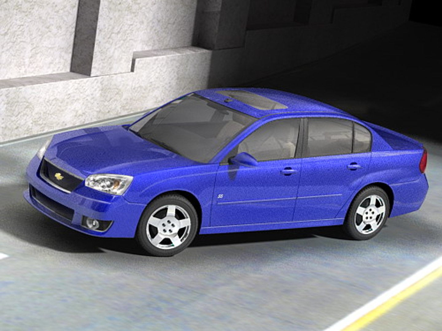 Chevrolet Malibu Sedan 3d Max