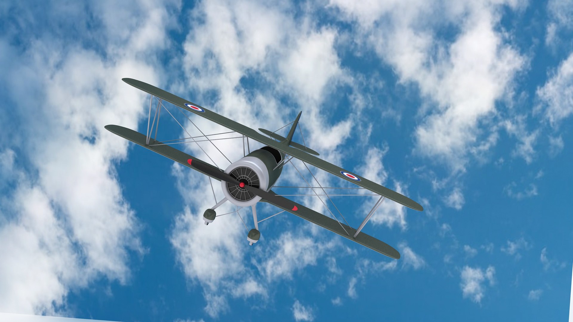 3D British Royal Navy Biplane - TurboSquid 1992891