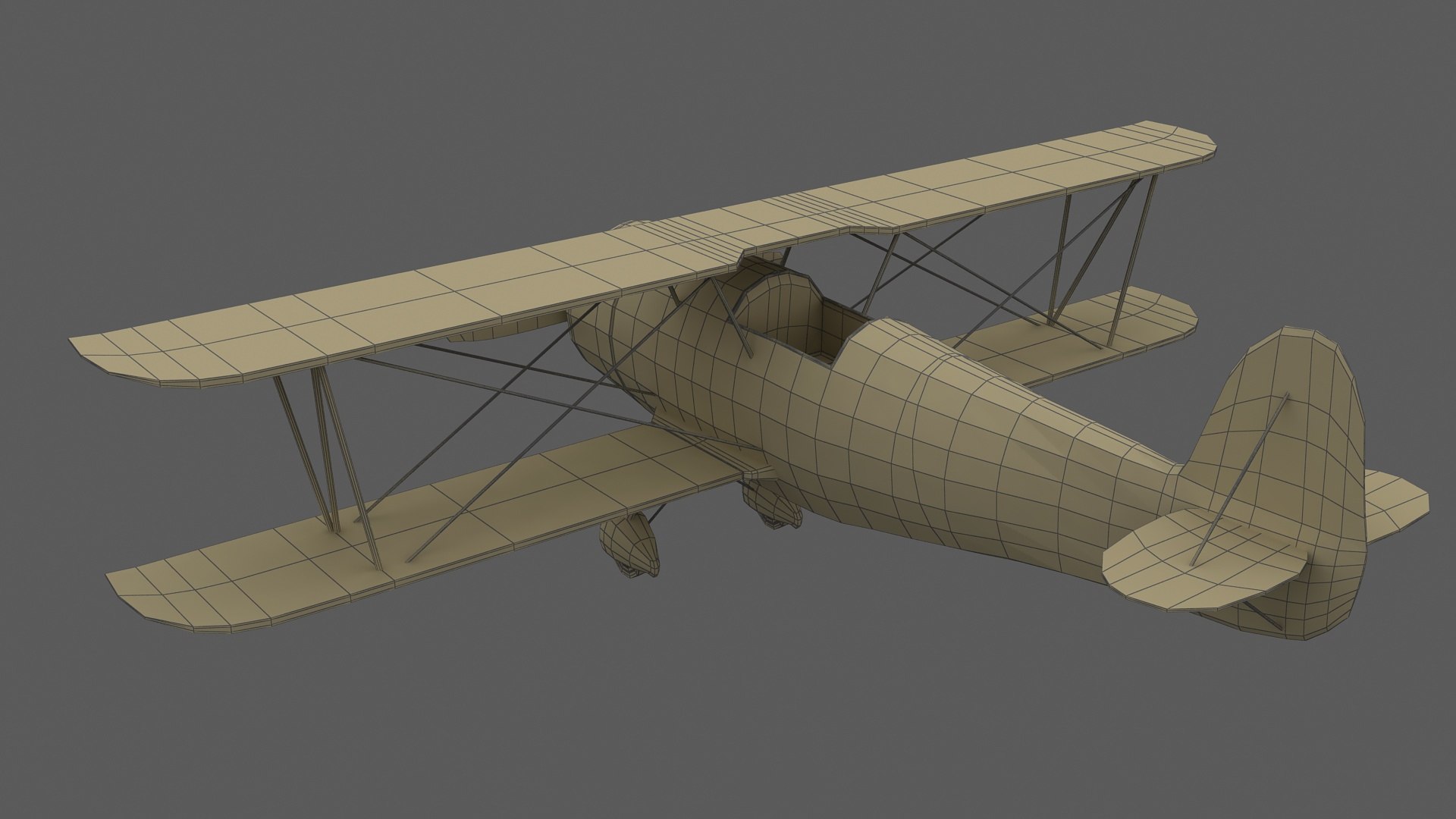 3D British Royal Navy Biplane - TurboSquid 1992891