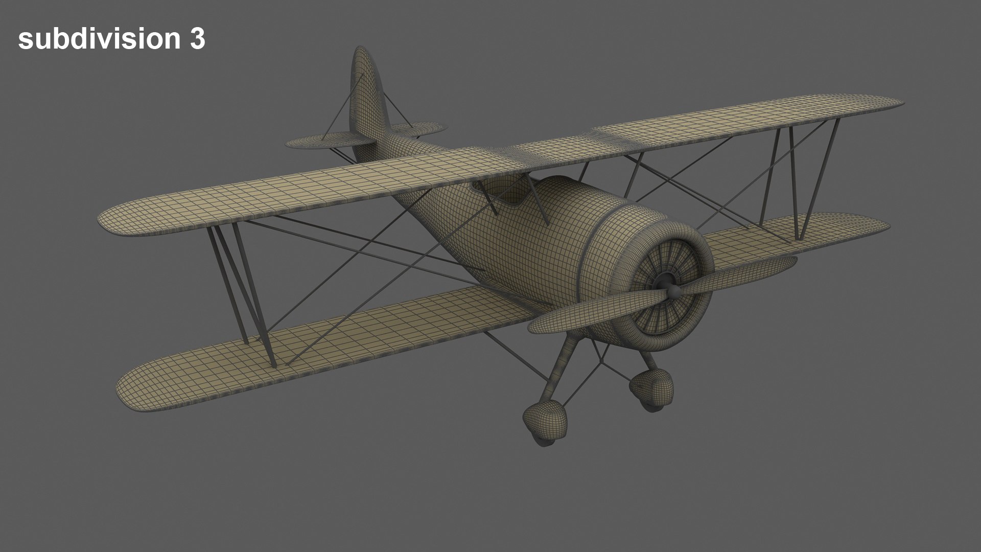 3D British Royal Navy Biplane - TurboSquid 1992891
