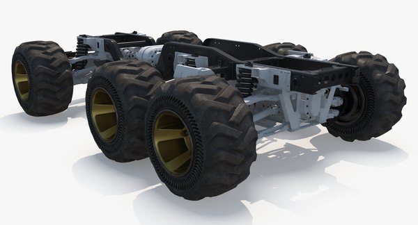 modelo 3d Chasis del Surface Rover de colonización espacial limpio y ...