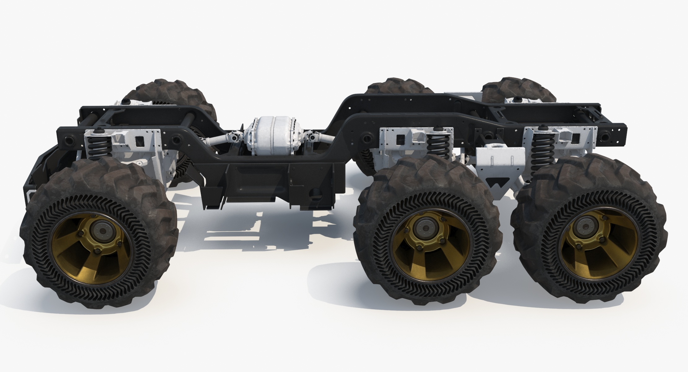 modelo 3d Chasis del Surface Rover de colonización espacial limpio y ...