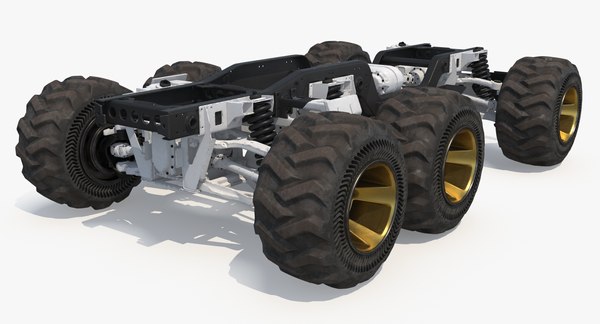 modelo 3d Chasis del Surface Rover de colonización espacial limpio y ...