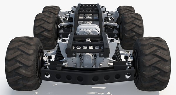 modelo 3d Chasis del Surface Rover de colonización espacial limpio y ...