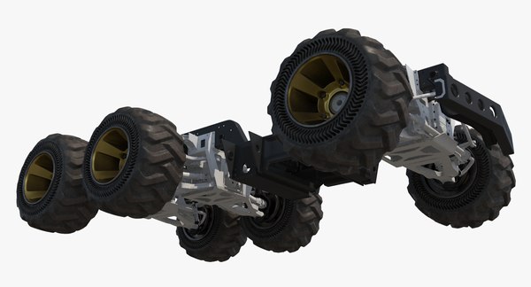 modelo 3d Chasis del Surface Rover de colonización espacial limpio y ...