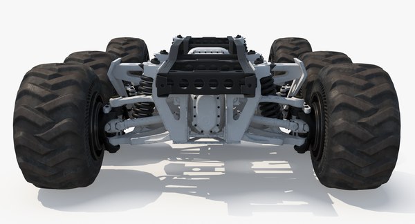 modelo 3d Chasis del Surface Rover de colonización espacial limpio y ...